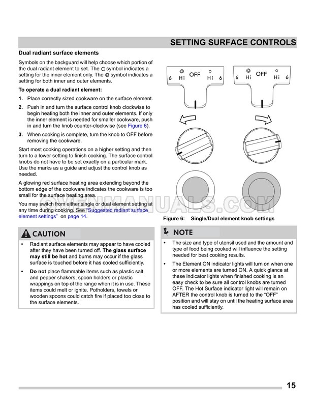 Frigidaire FFEH3051VS Range Owner's Manual