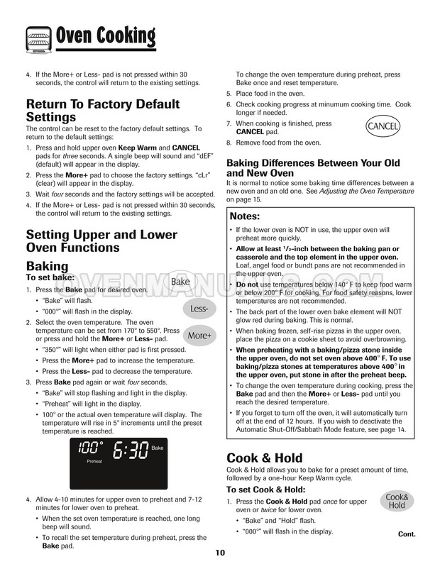 Maytag MER6765BAS Gemini Range Use and Care Guide
