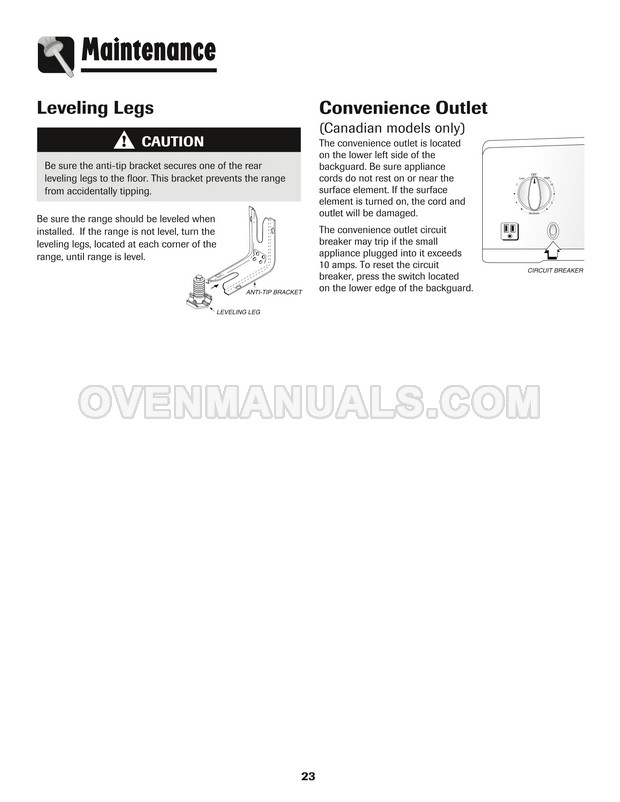 Maytag MER6765BAS Gemini Range Use and Care Guide