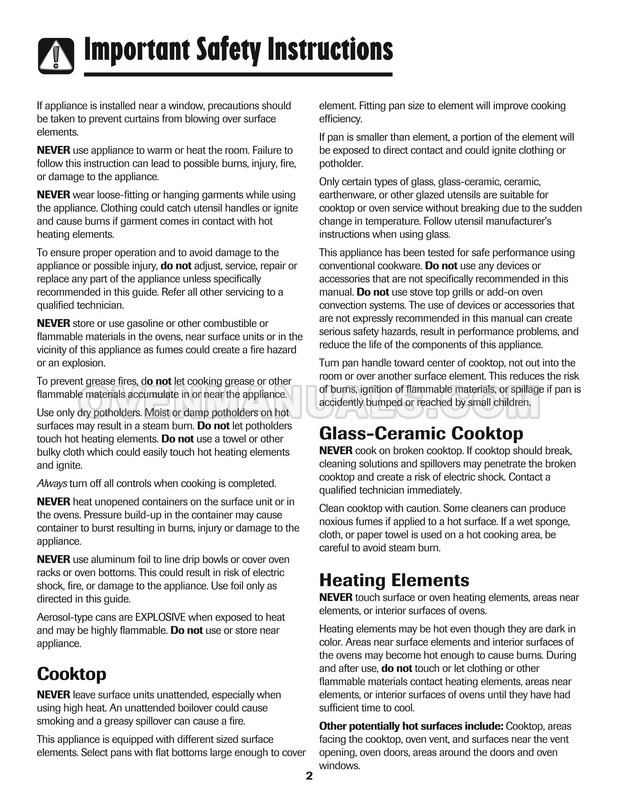 Maytag MER6765BAQ Gemini Range Use and Care Guide