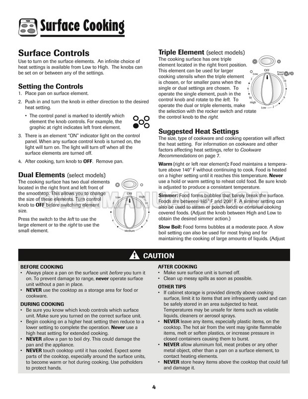 Maytag MER6765BAS Gemini Range Use and Care Guide