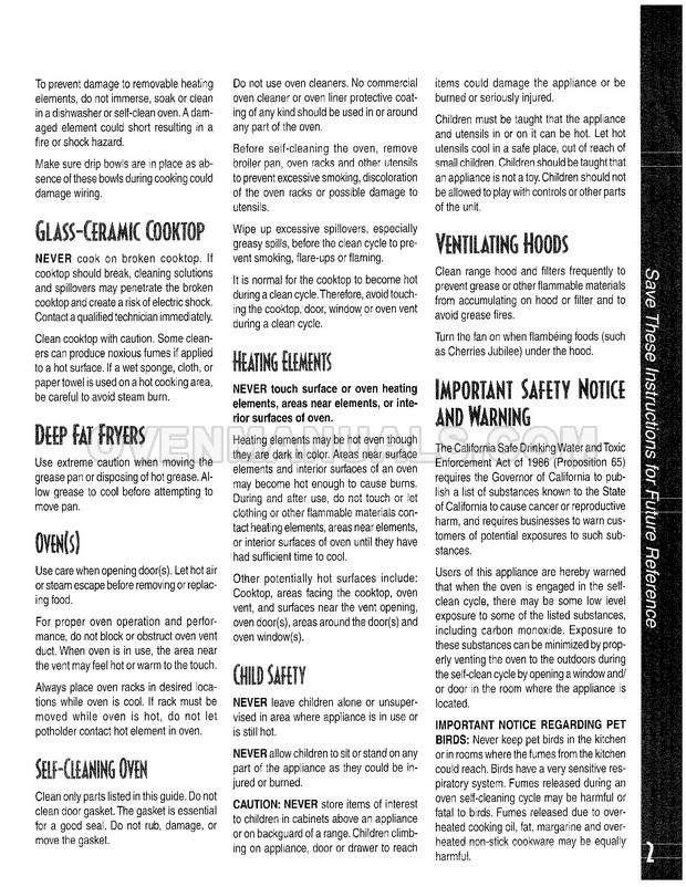 Maytag MER6770AAW Gemini Range User's Guide