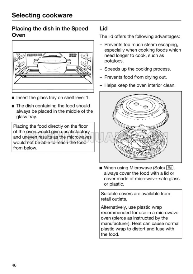 Miele H6100BM Oven Operating and Installation Instructions
