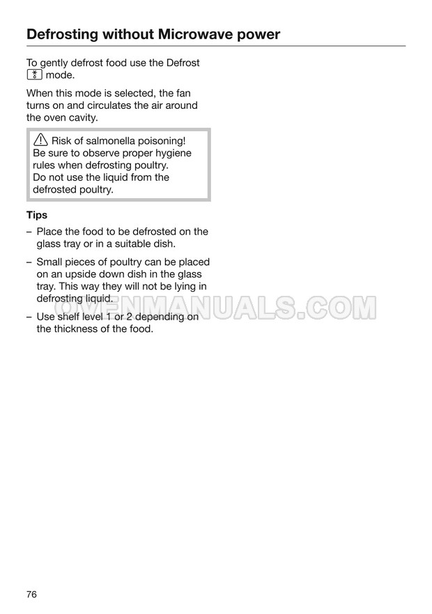 Miele H6100BM Oven Operating and Installation Instructions