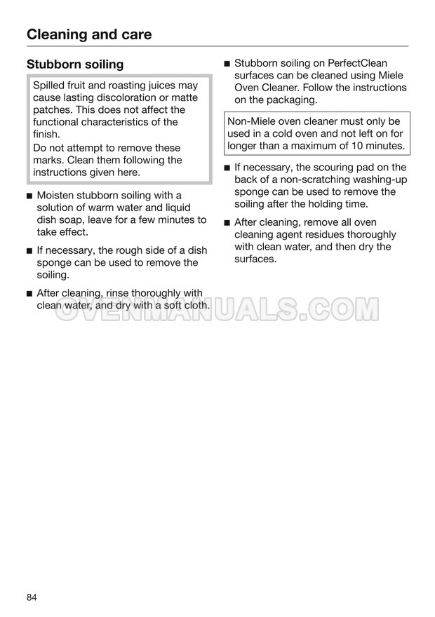 Miele H6100BM Oven Operating and Installation Instructions