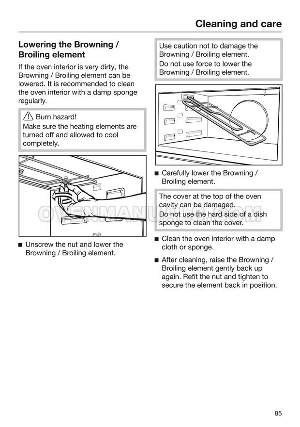 Miele H6100BM Oven Operating and Installation Instructions