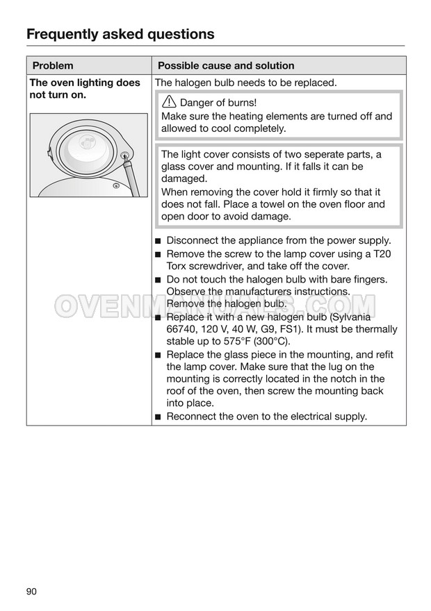 Miele H6100BM Oven Operating and Installation Instructions
