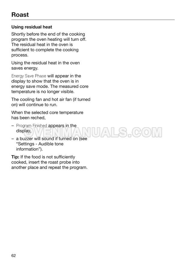 Miele H6680BP SensorTronic Oven Operating and Installation Instructions