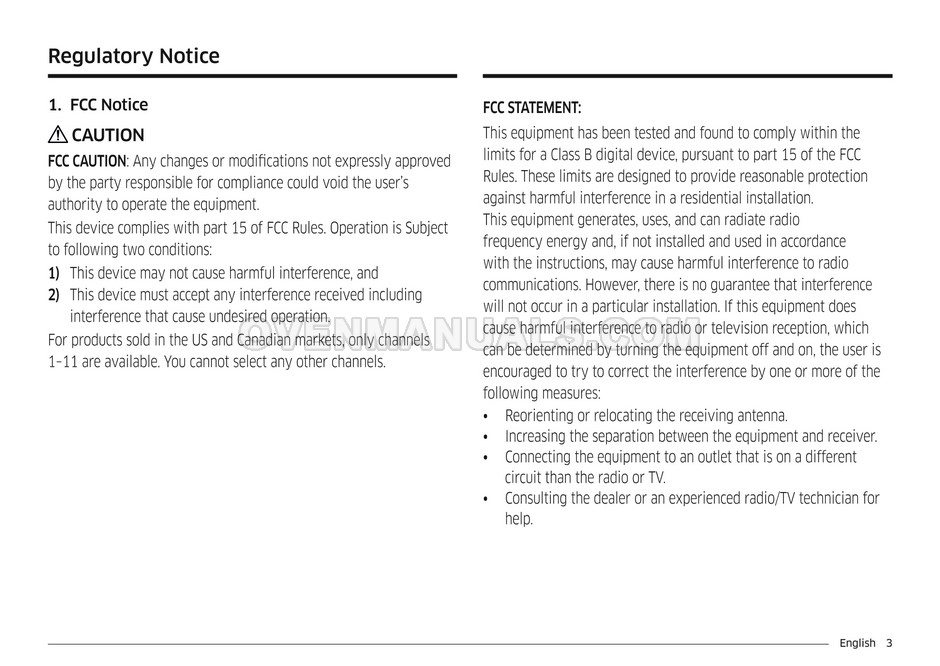 Samsung NE63A6311SS SmartThings Range User Manual