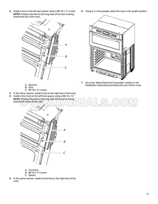 Whirlpool WOC54EC0HS Oven Owner's Manual
